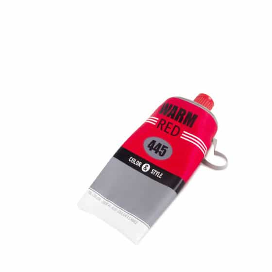 Trousse scolaire rouge - forme de tube de peinture - ON RANGE TOUT